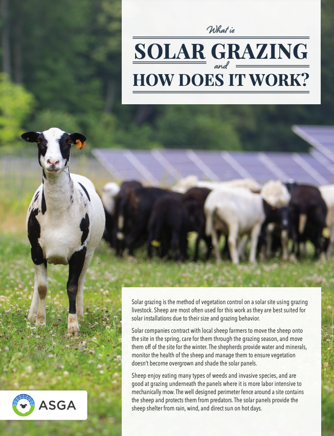 Fact Sheets - American Solar Grazing Association