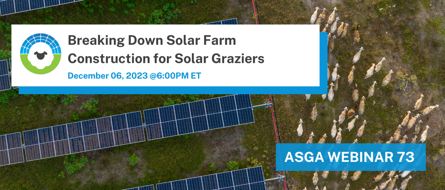 News - American Solar Grazing Association