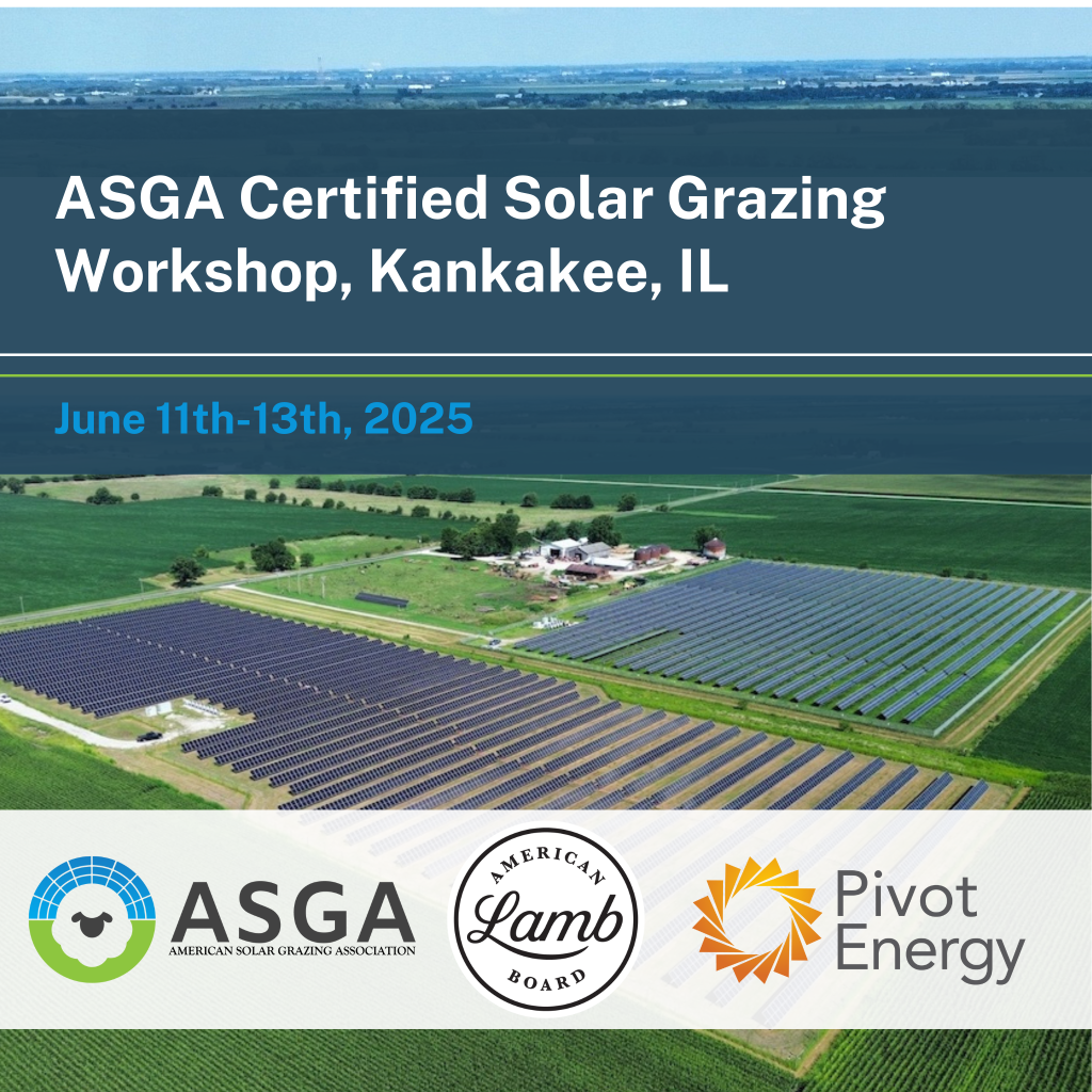 ALB-ASGA Certified Solar Grazing Training Workshop in Illinois ...