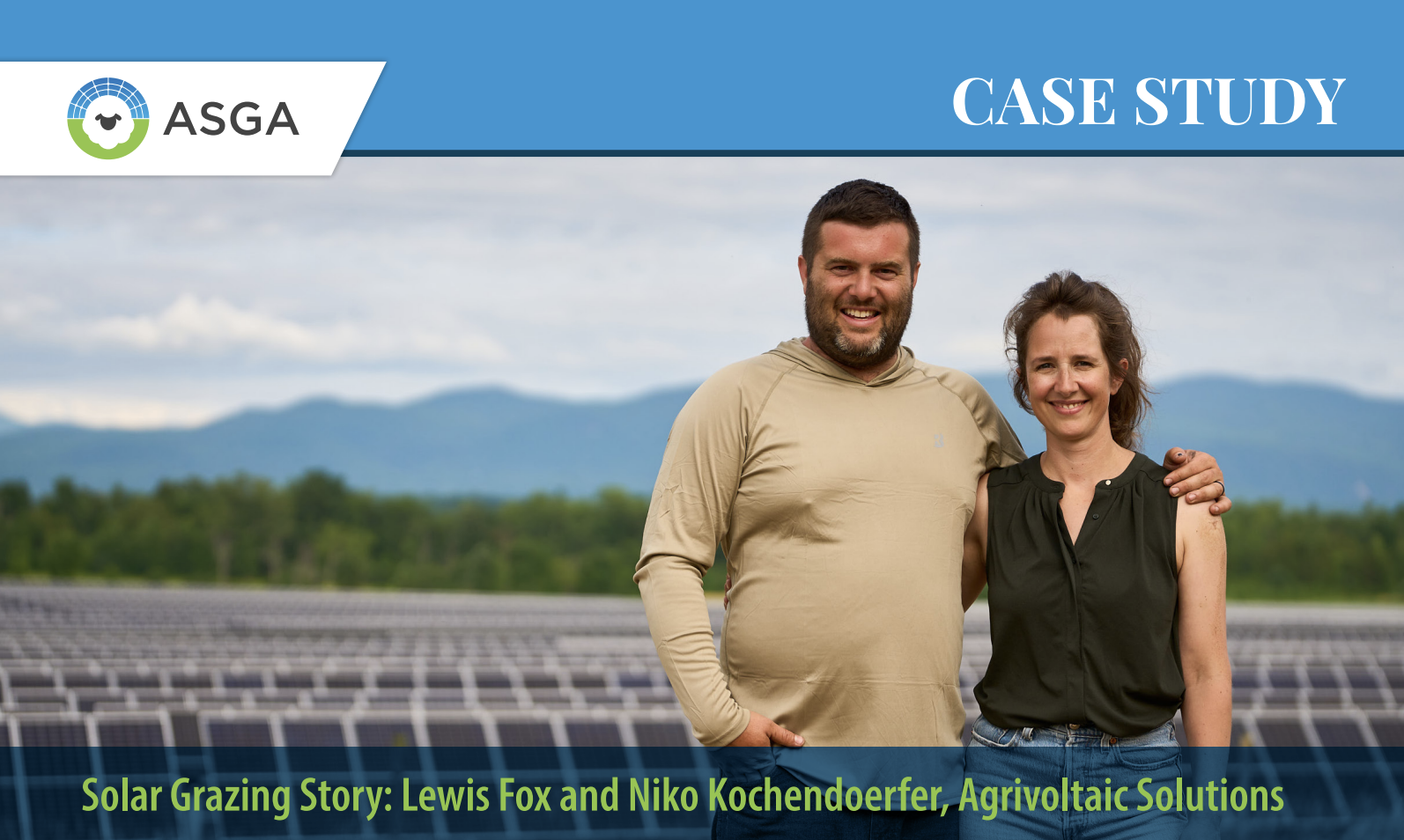 Solar Grazing Case Study: Lewis Fox and Niko Kochendoerfer, Agrivoltaic ...